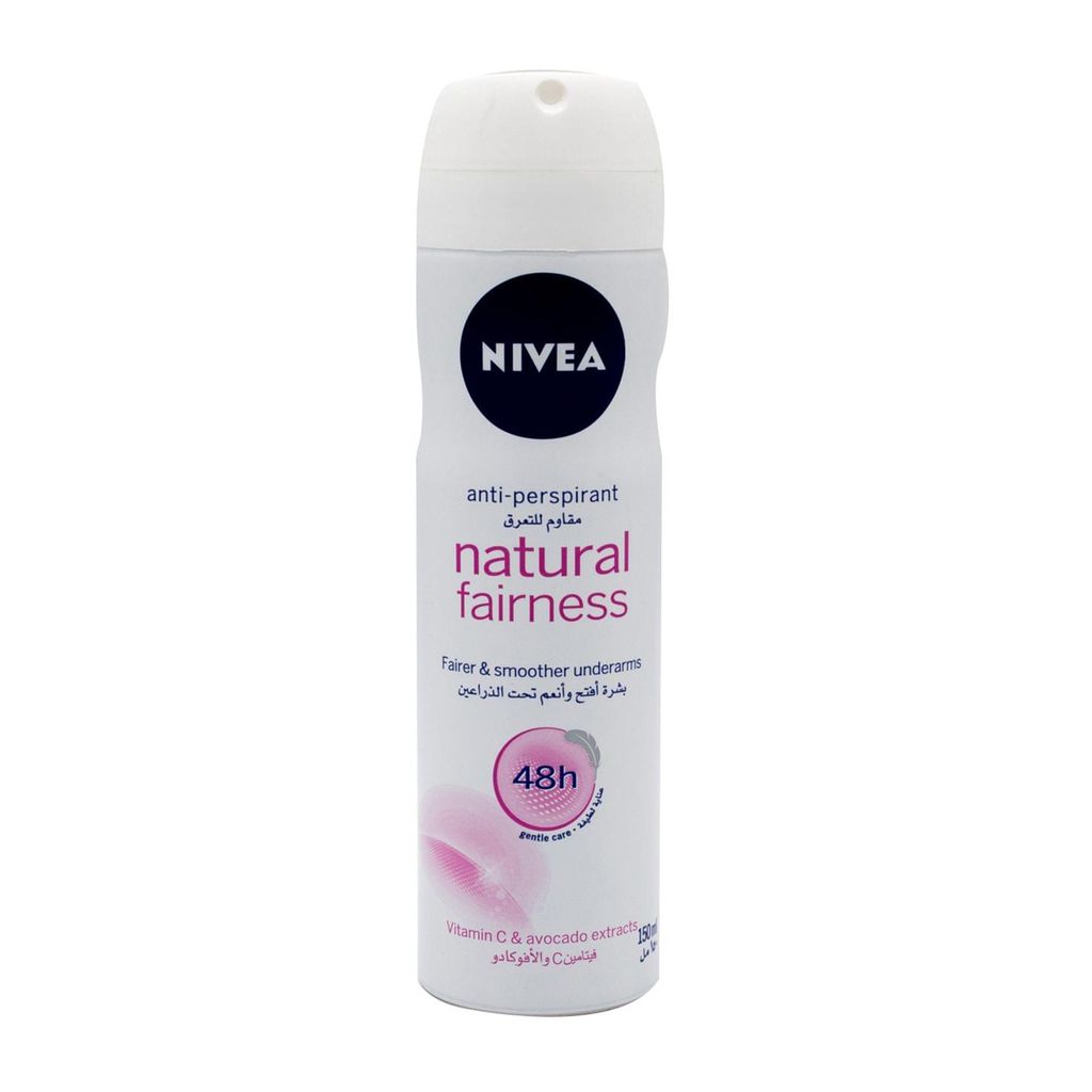 NIVEA Natural Fairness Deodorant Spray 150Ml