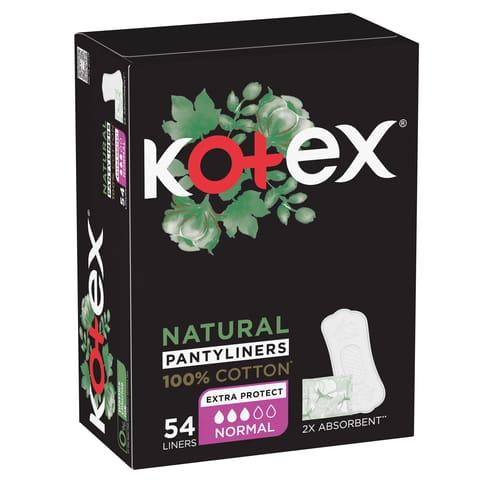 Kotex Fem Pantiliners Cotton Normal 54 pcs